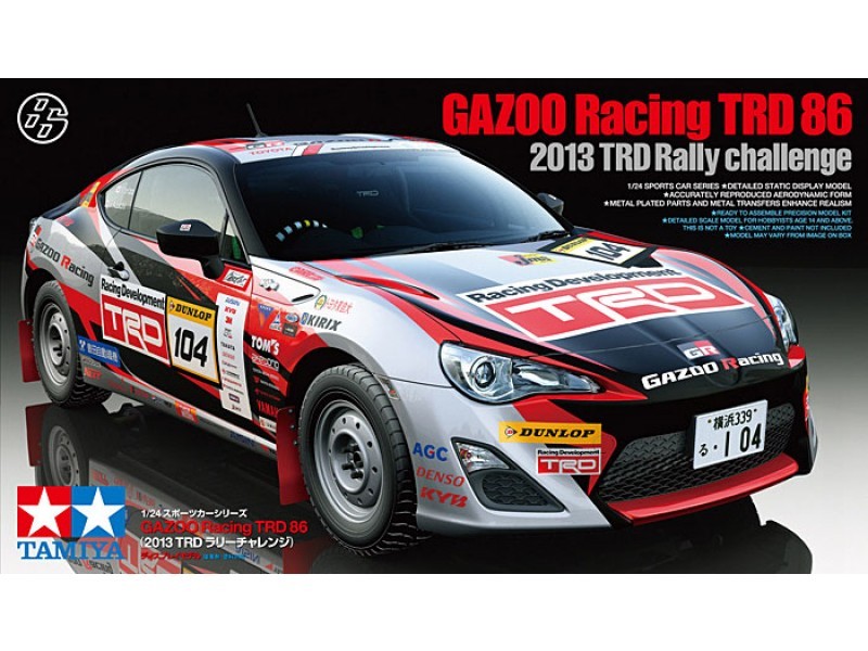 Tamiya 1/24 scale Gazoo Racing Toyota 86 Model Kit | at Mighty Ape ...