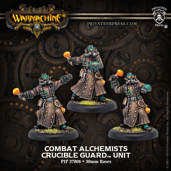 Warmachine: Golden Crucible - Combat Alchemists Unit | at Mighty Ape ...