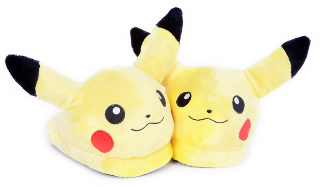 Pokemon: Pikachu 3D plush Slippers (Large) | Men's | at Mighty Ape NZ
