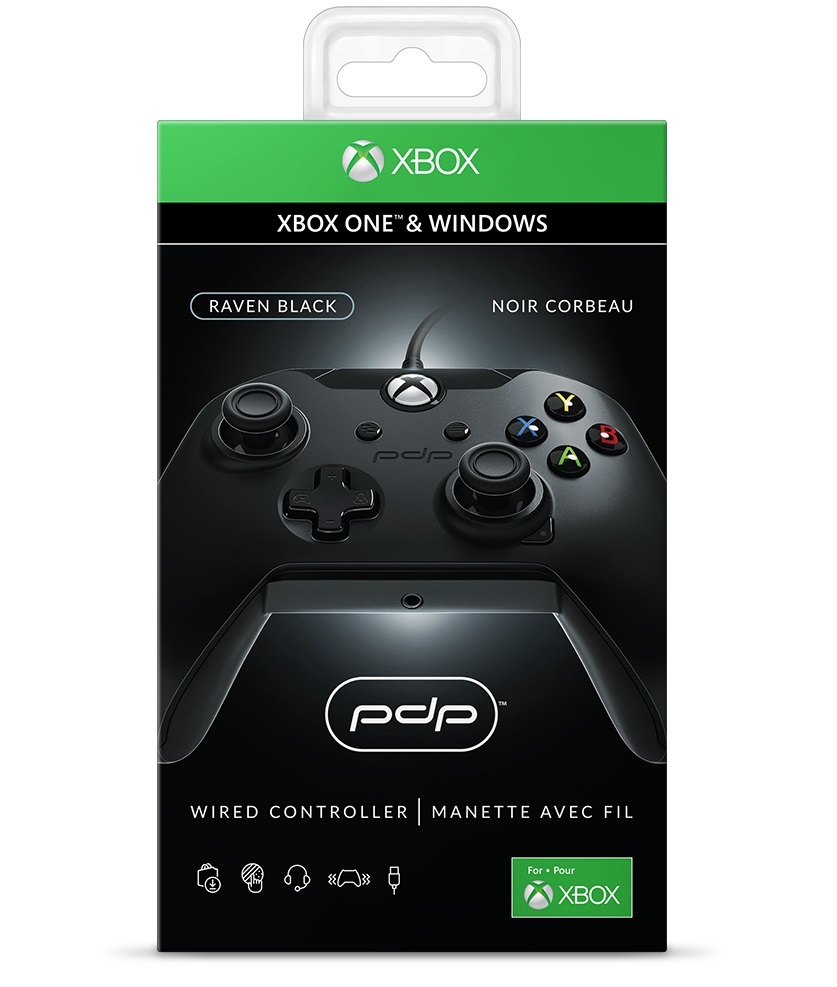 PDP Wired Controller for Xbox One - Black | Xbox One | Buy Now | at ...