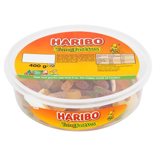 Haribo Tangfastics Tub 400g | at Mighty Ape NZ