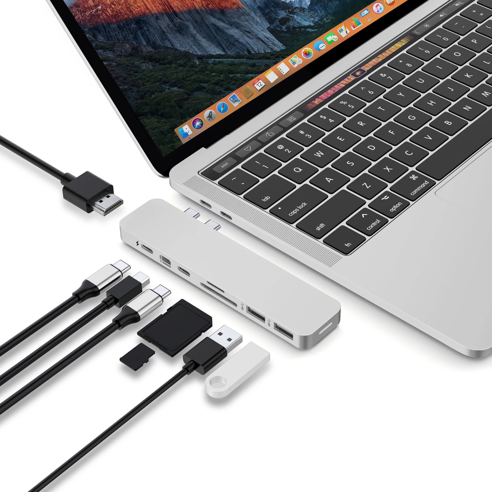 HyperDrive PRO 8-in-2 USB-C Hub for MacBook Pro/Air | at Mighty Ape NZ