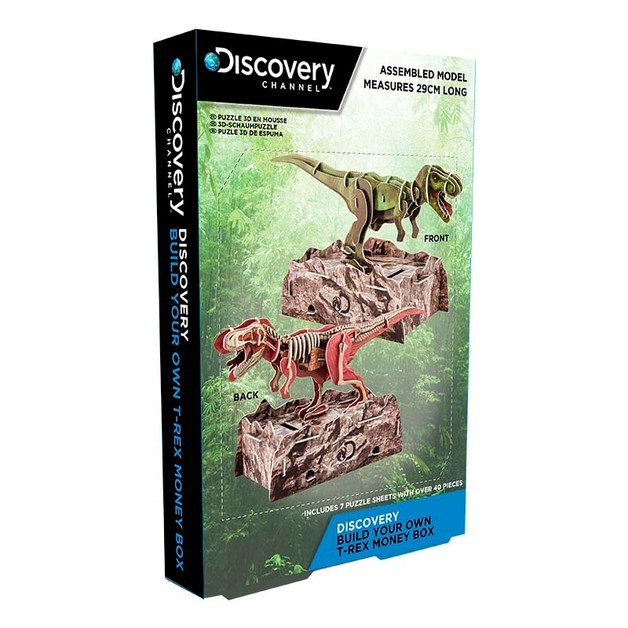 Buy Discovery Channel: Build Your Own T-Rex Money Box at Mighty Ape ...