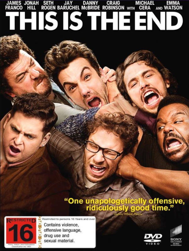 This Is The End Dvd Cover