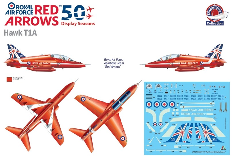 1/48 Hawk T1A Red Arrows - Model Kit | at Mighty Ape NZ