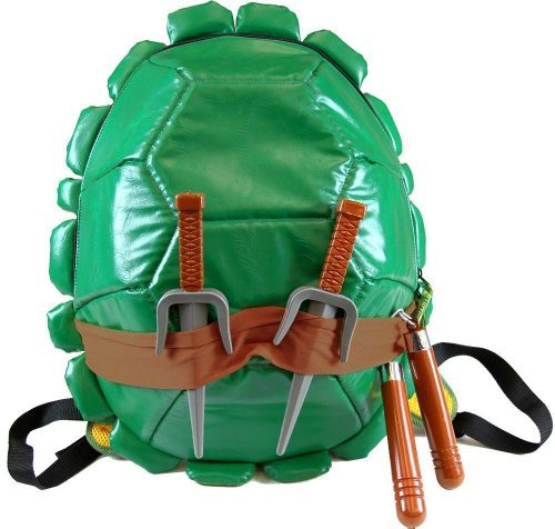 Teenage Mutant Ninja Turtles Shell Backpack with Toy Weapons and Masks ...