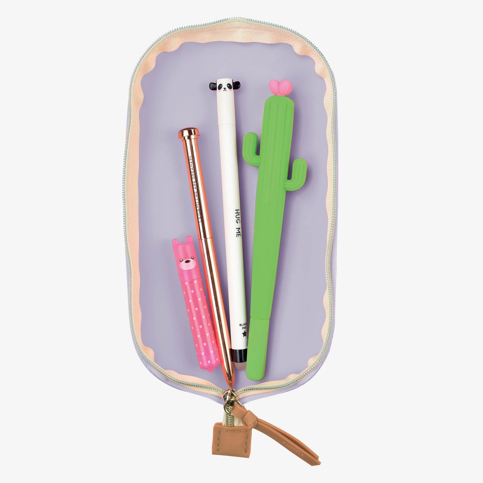 Buy Legami: Cute! Soft Silicone Pencil Case - Violet at Mighty Ape NZ