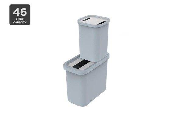 Joseph Joseph GoRecycle 46 Litre Recycling Collector & Caddy Set (Light ...