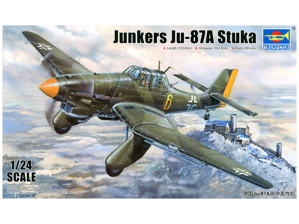 1/24 Junkers Ju-87A Stuka - Model Kit | at Mighty Ape NZ