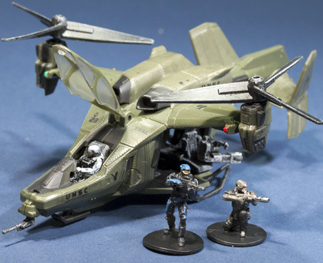 Halo Micro Ops Series 1 Mini Figure Set - Falcon / Spartan Pilot / 2 ...