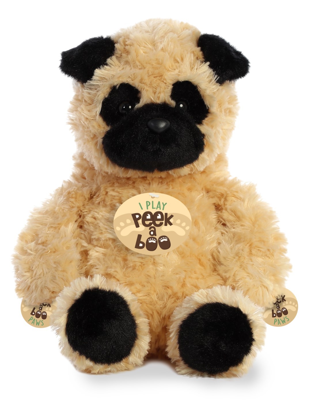 Buy Peek A Boo Plush - Pug at Mighty Ape NZ