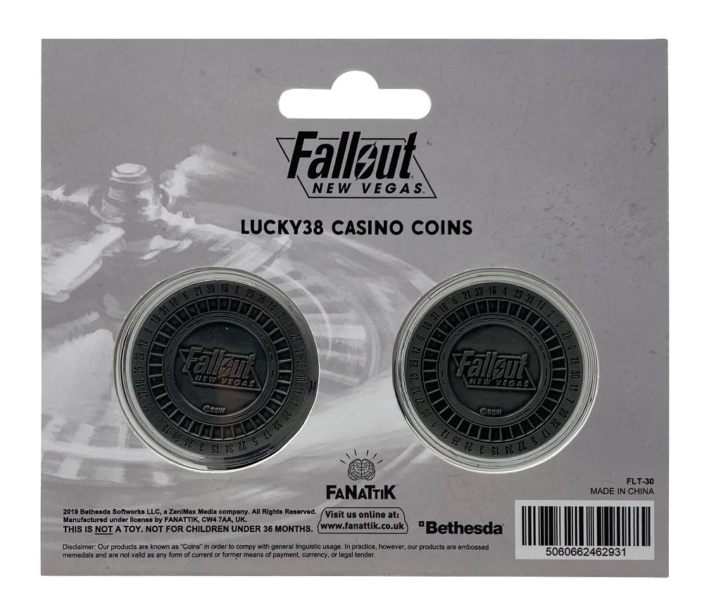 Fallout: Collectable Coin Set - New Vegas Casino Chips | at Mighty Ape NZ