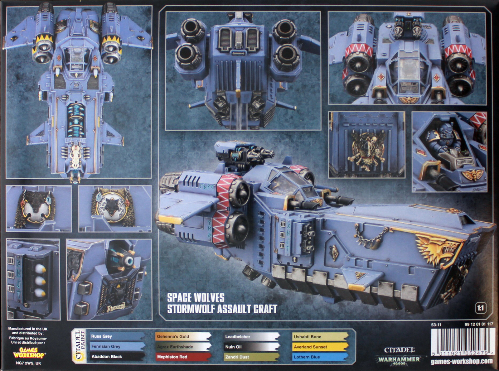 Warhammer 40,000 Space Wolves Stormwolf/Stormfang Gunship | at Mighty ...
