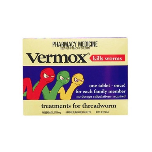 Buy Vermox Tablets 10mg (6pk) at Mighty Ape NZ