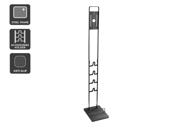 Buy Freestanding Stick Vacuum and Accessories Stand Rack (Black) at ...