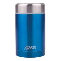 Oasis: Stainless Steel Insulated Food Flask - Aqua (450ml) | at Mighty ...