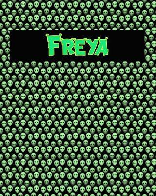 120 Page Handwriting Practice Book with Green Alien Cover Freya ...