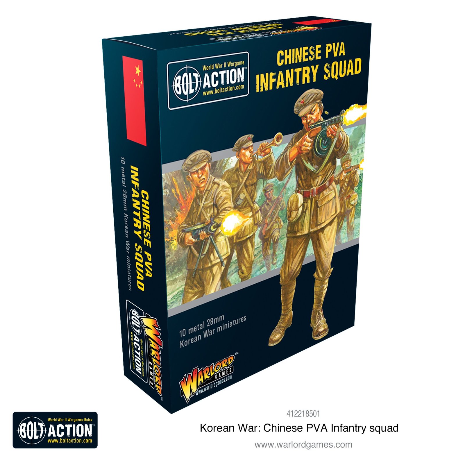 Bolt Action: Chinese PVA Infantry Squad | at Mighty Ape NZ