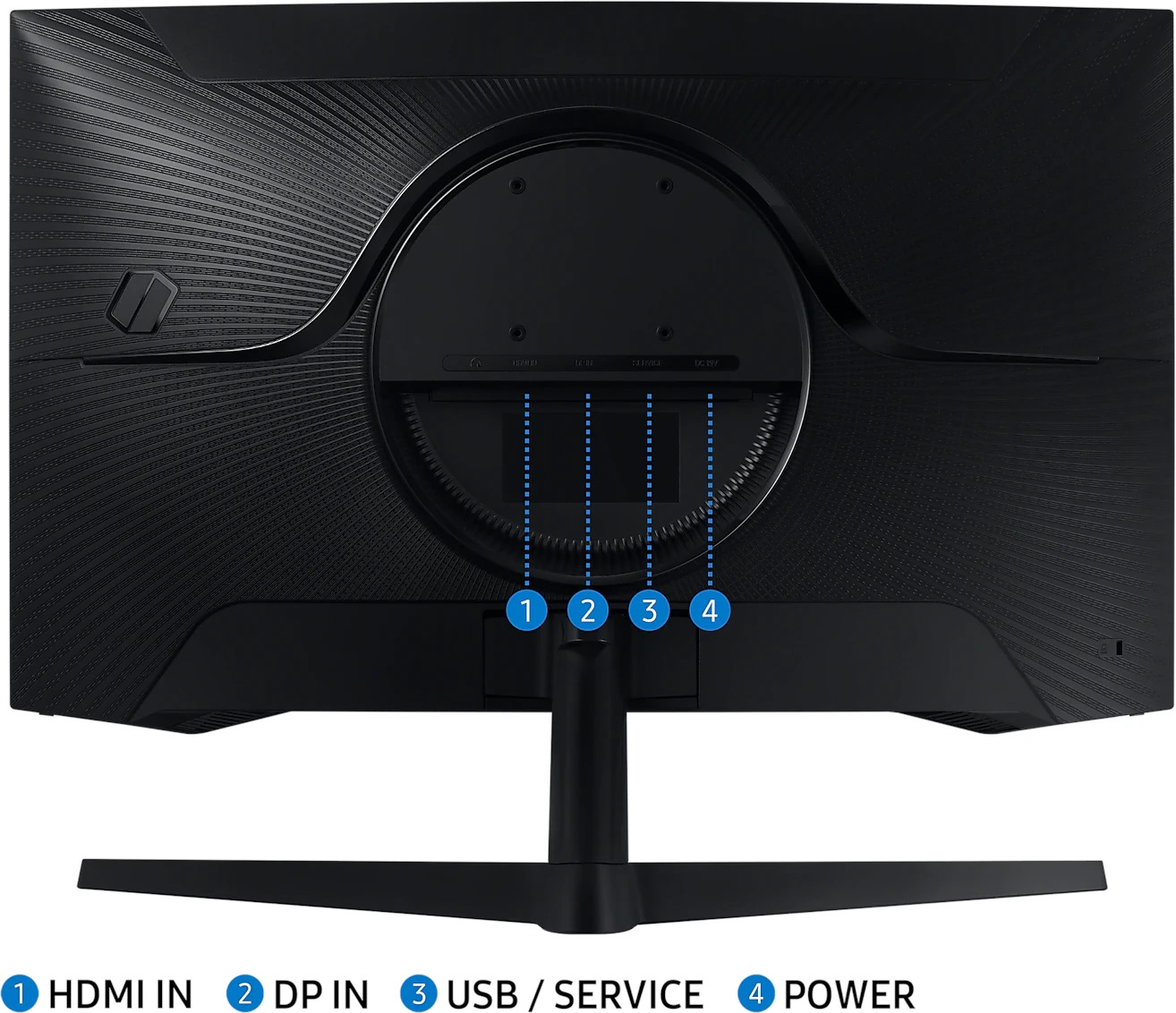 27" Samsung Odyssey G55T Curved Gaming Monitor | at Mighty Ape NZ
