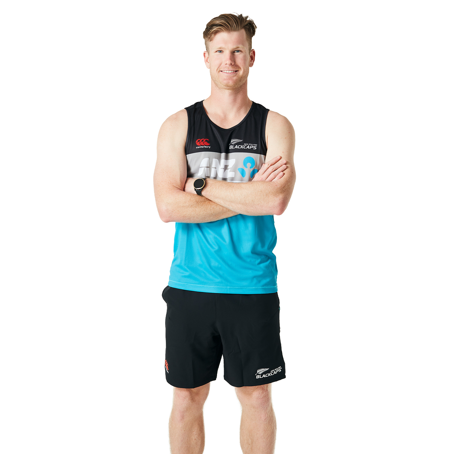 Buy Canterbury BLACKCAPS Replica Training Singlet - Scuba Blue (XL) at ...