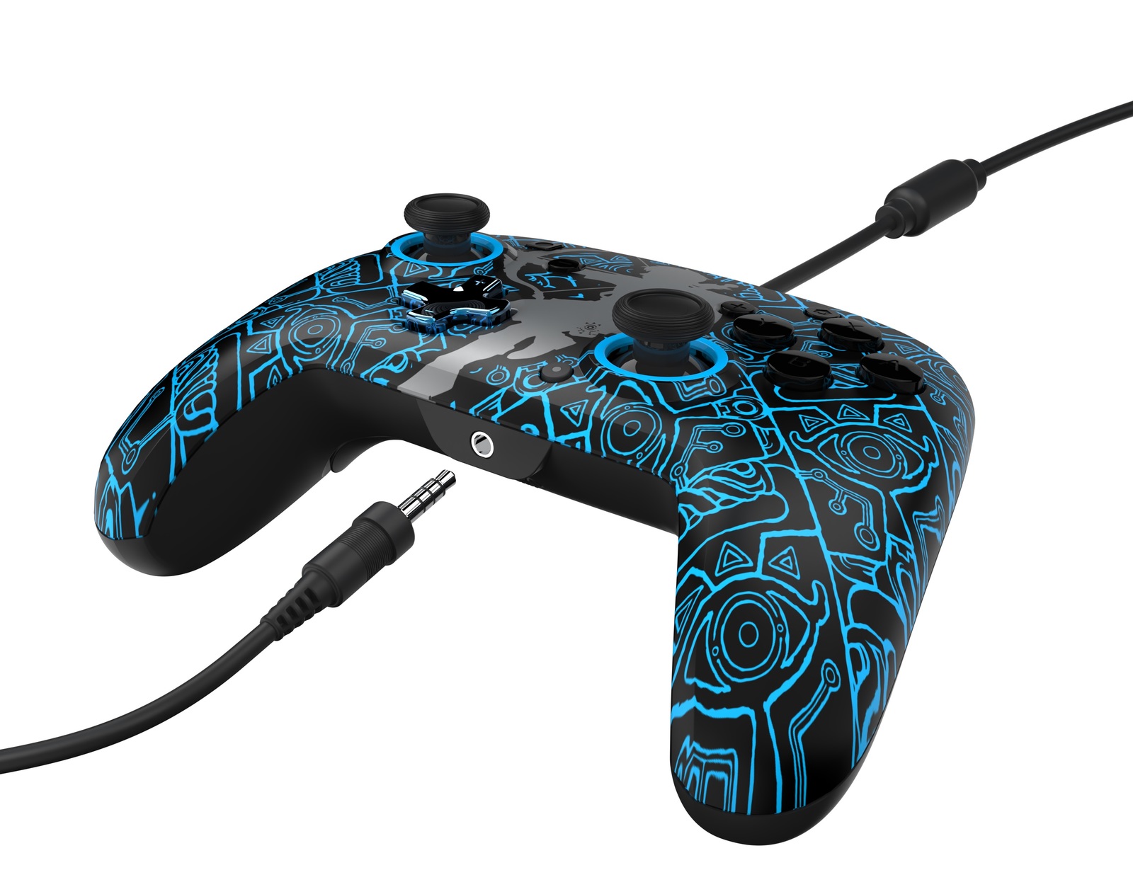 Nintendo Switch Rematch Wired Controller (Link Glow in the Dark ...