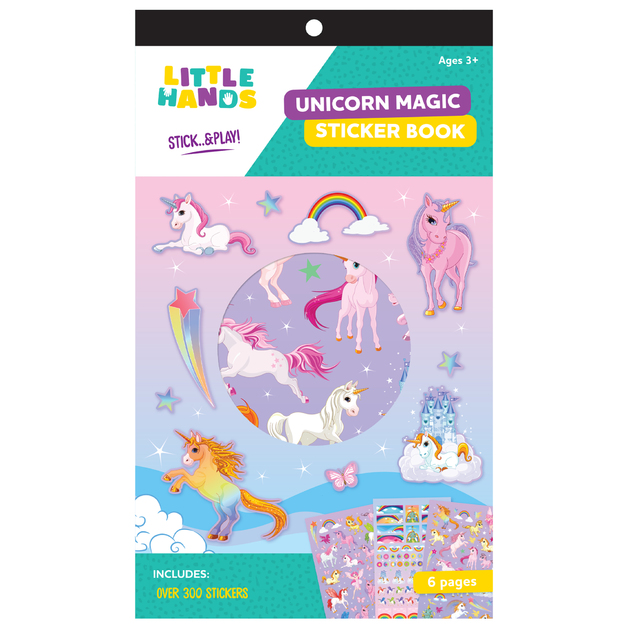 Buy Unicorns - 6-Page Sticker Book at Mighty Ape NZ