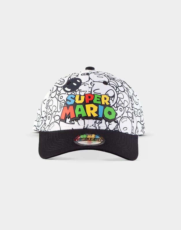 Super Mario AOP Adjustable Cap | Men's | at Mighty Ape NZ