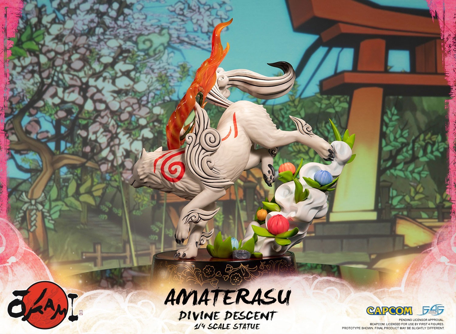 Amaterasu: Divine Descent - 17.5" Premium Statue | at Mighty Ape NZ