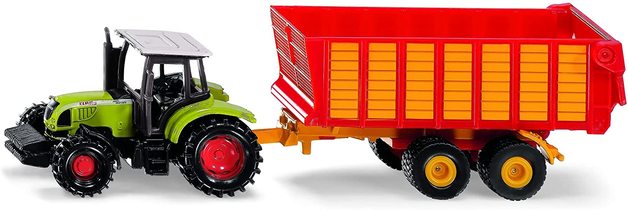 Buy Siku: Farm Tractor with Silage Trailer at Mighty Ape NZ