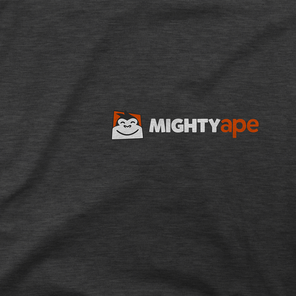 Mighty Ape Basic Logo Tee - Grey (Medium) | Men's | at Mighty Ape NZ