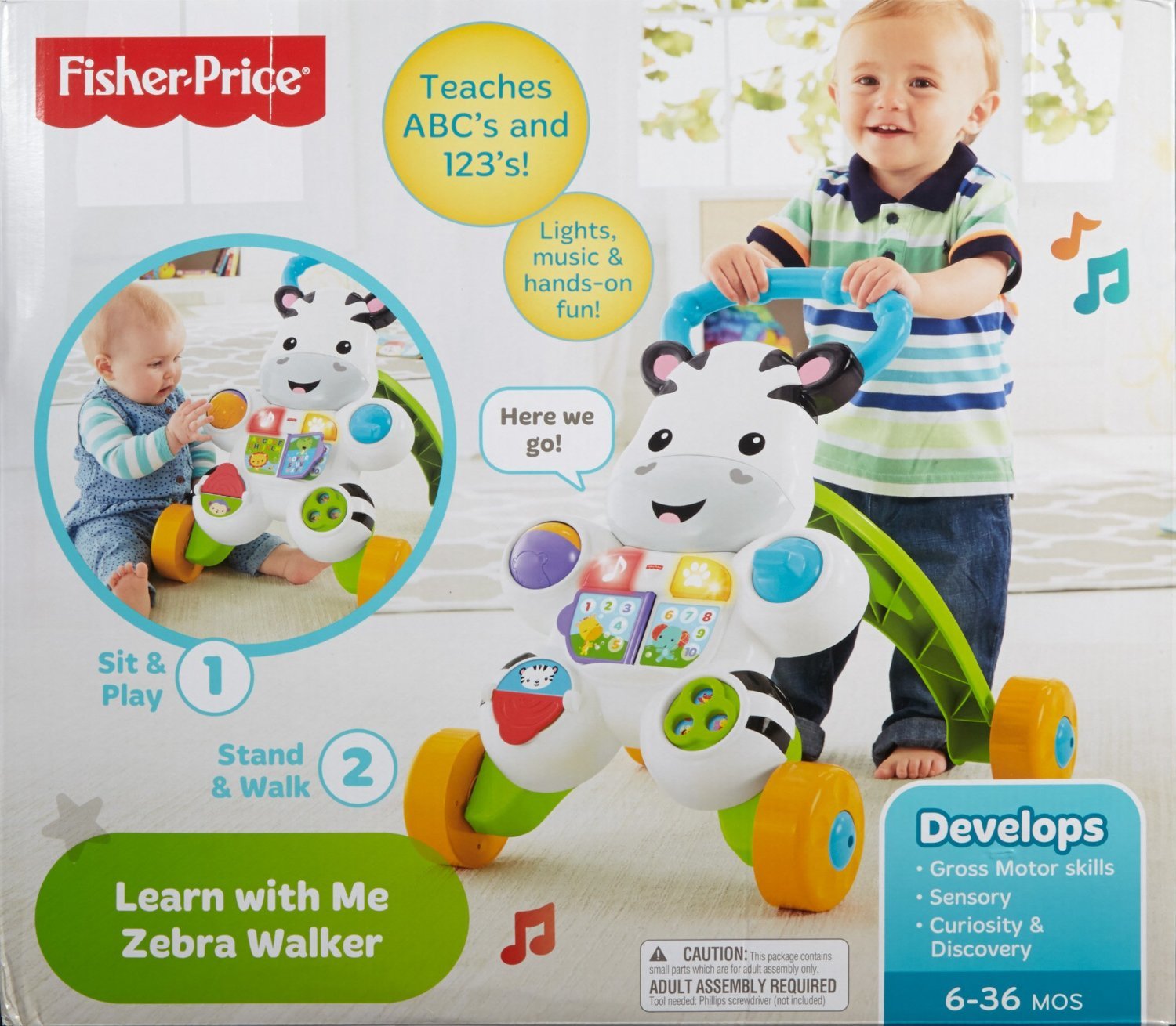 Buy Fisher-Price: Learn with Me Zebra Walker at Mighty Ape Australia
