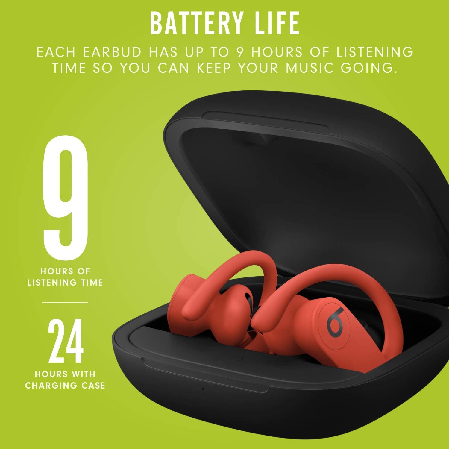 Beats PowerBeats Pro True Wireless Sports Earphones - Lava Red | at ...