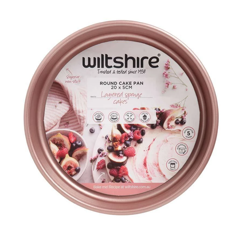 Wiltshire: Rose Gold Round Cake Pan (20cm) | at Mighty Ape NZ
