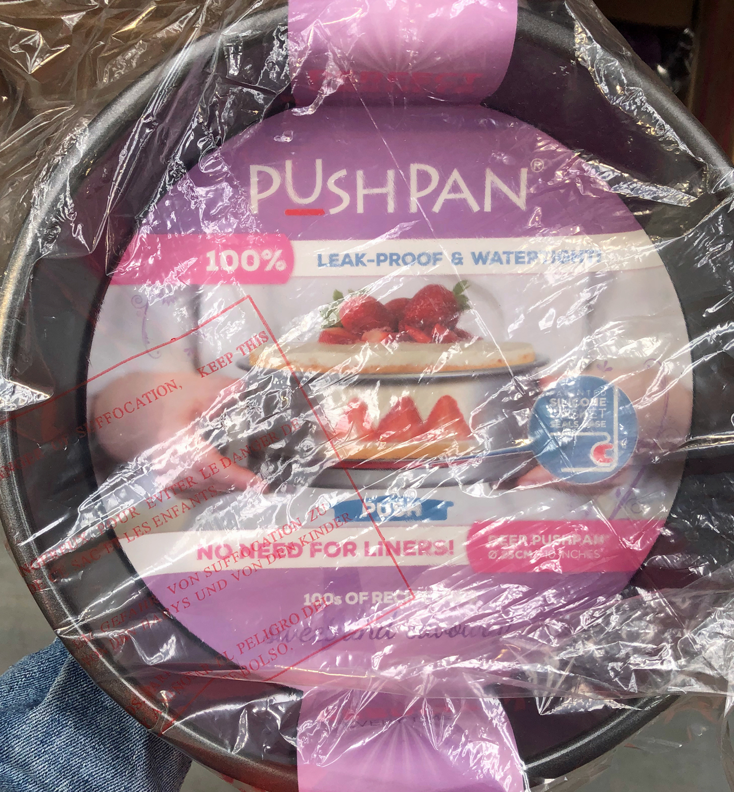 PushPan Round Aluminium Cake Pan (25cm) | at Mighty Ape NZ
