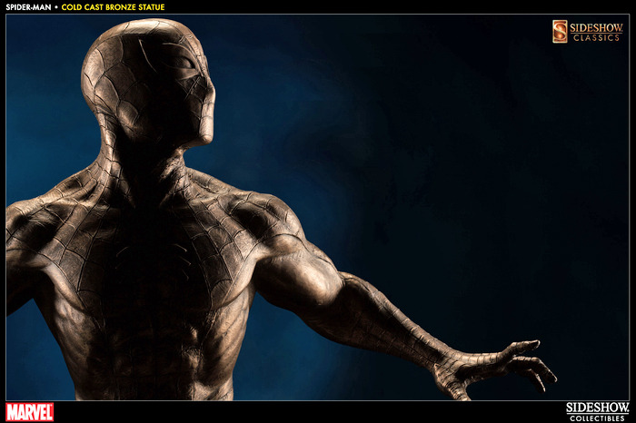Spider-Man Cold Cast Bronze Statue - Sideshow Classics | at Mighty Ape NZ