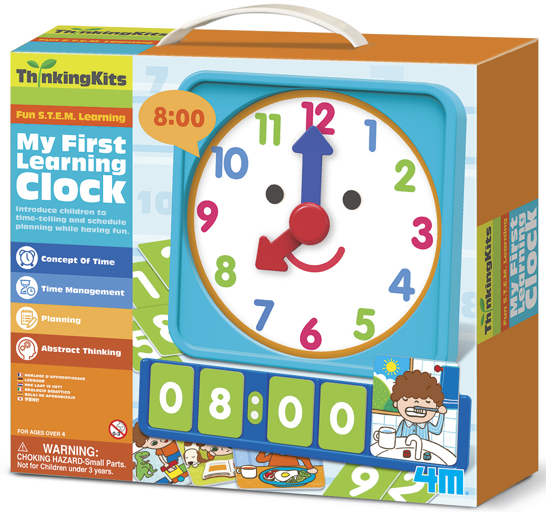 Buy Thinking Kits - Tell Time Learning Clock at Mighty Ape NZ