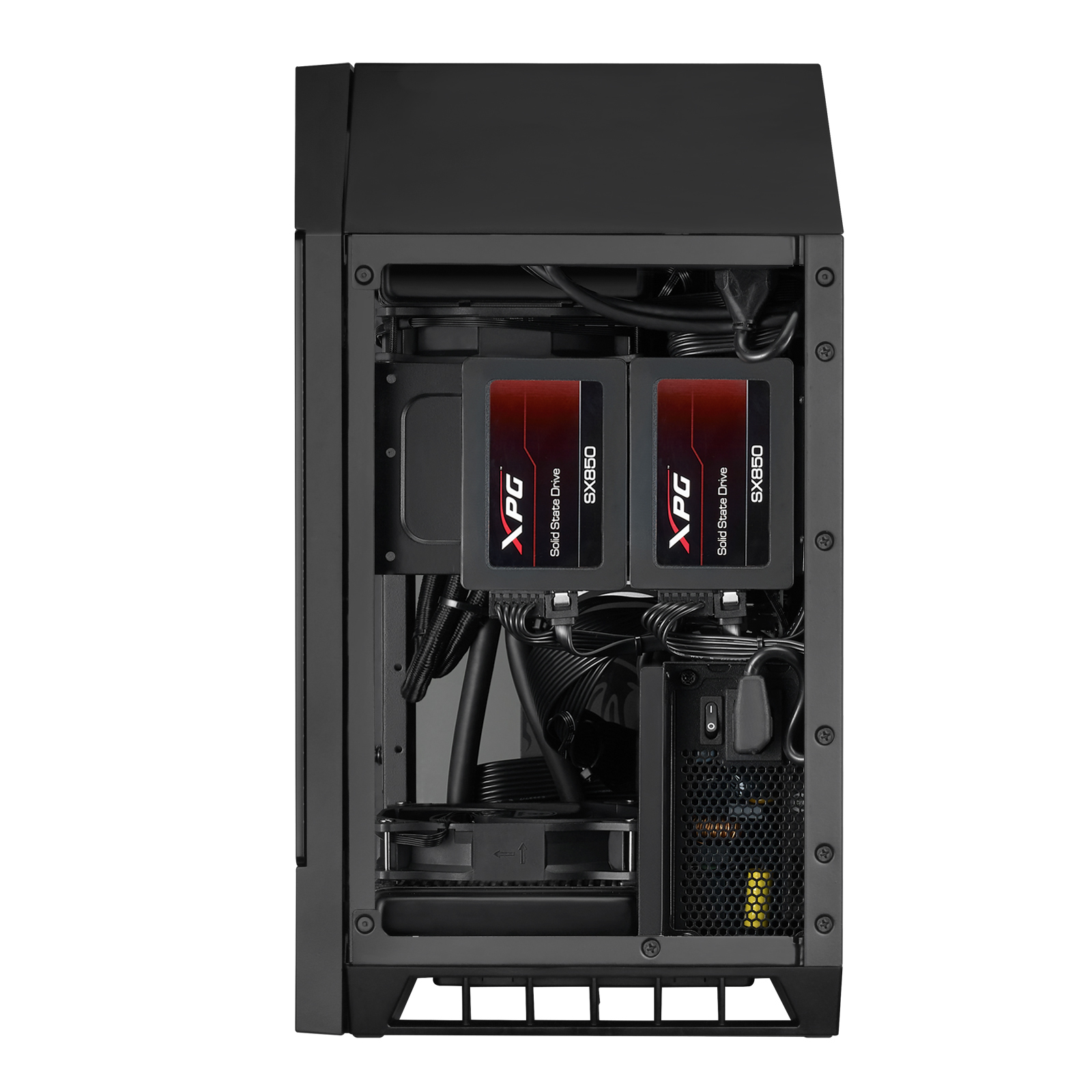 SilverStone Lucid LD03B MITX SFF Tempered Glass Case | at Mighty Ape NZ