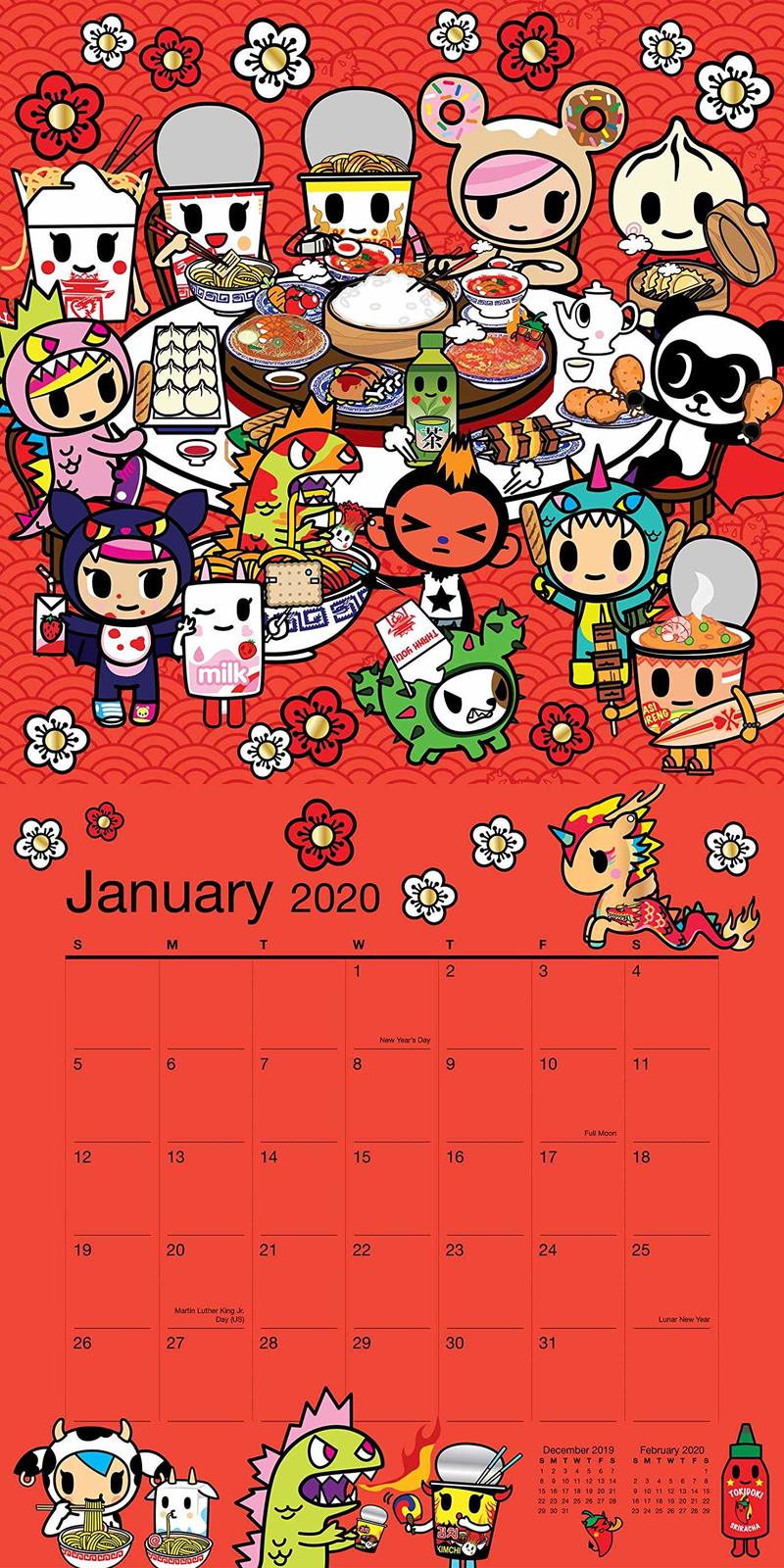 Buy Tokidoki 2020 Square Wall Calendar at Mighty Ape NZ