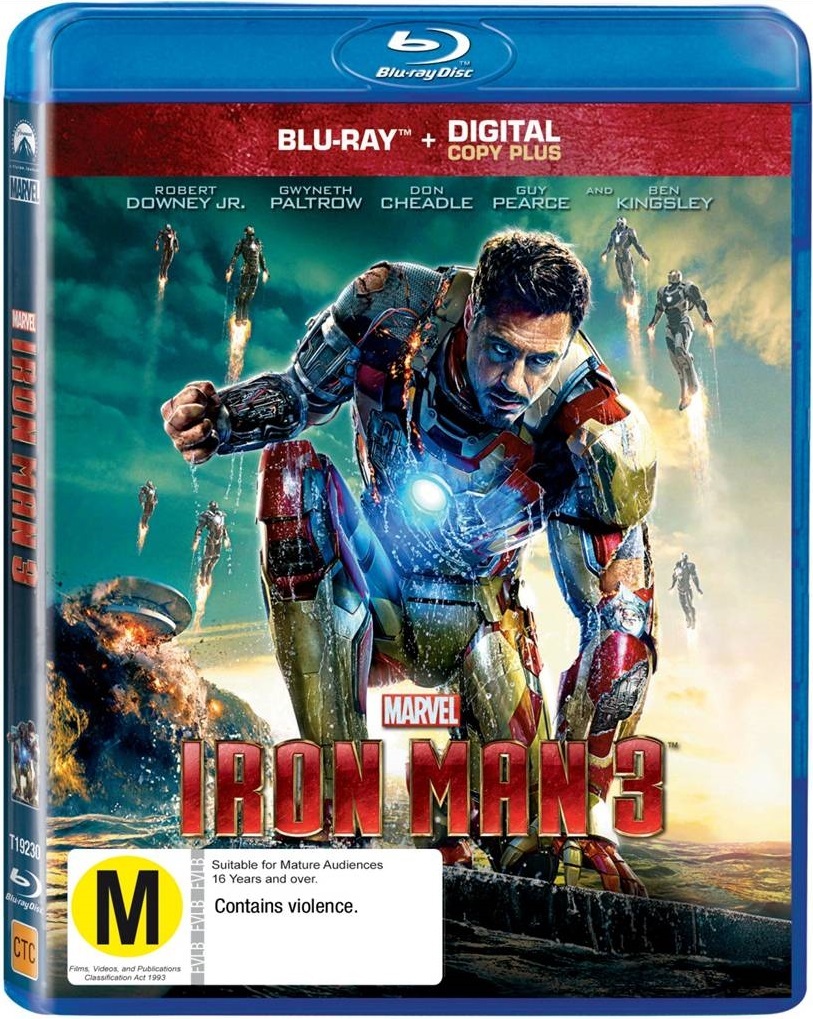 Iron Man 3 Blu Ray Digital Copy