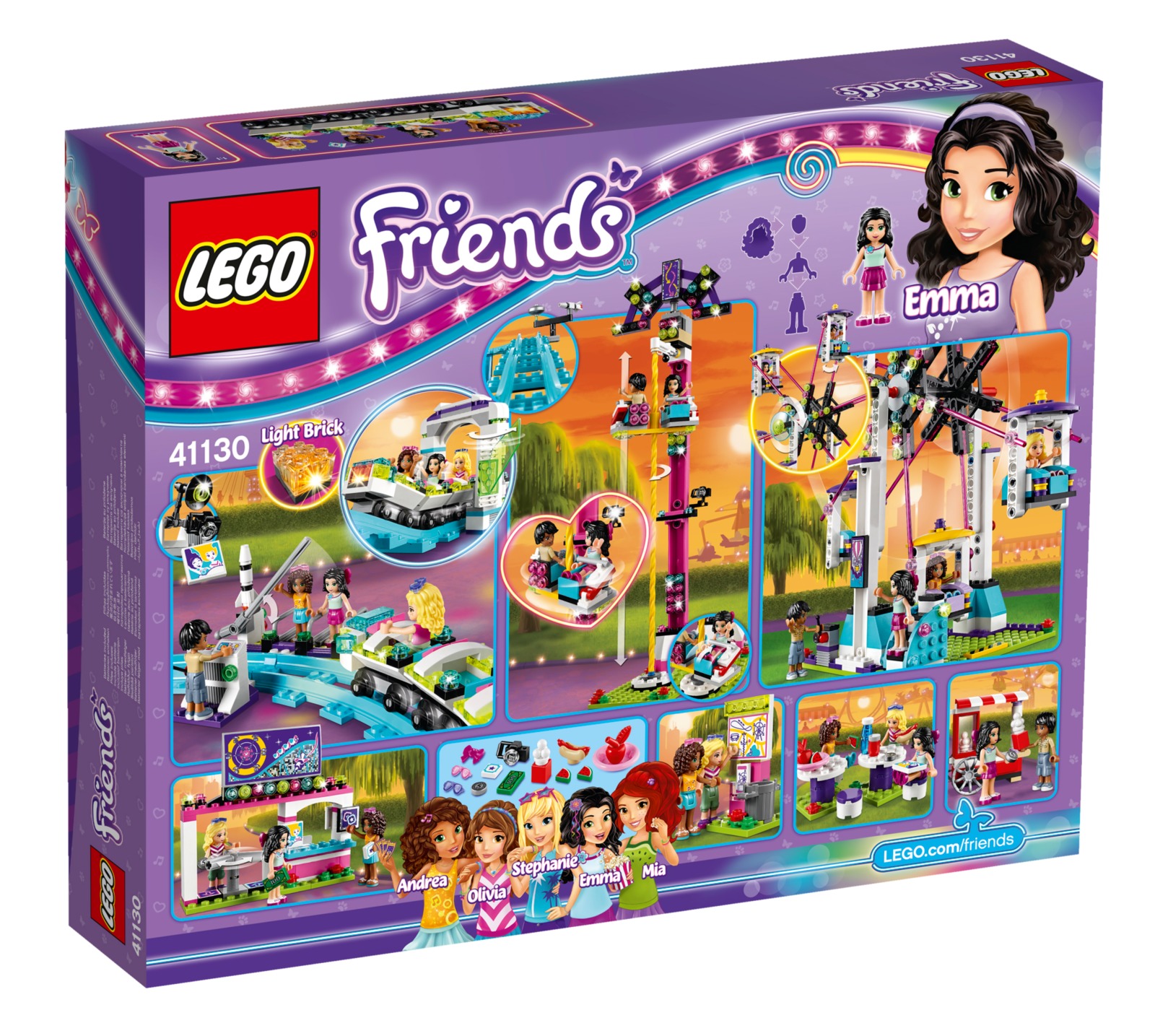 Buy LEGO Friends: Amusement Park Roller Coaster (41130) at Mighty Ape NZ