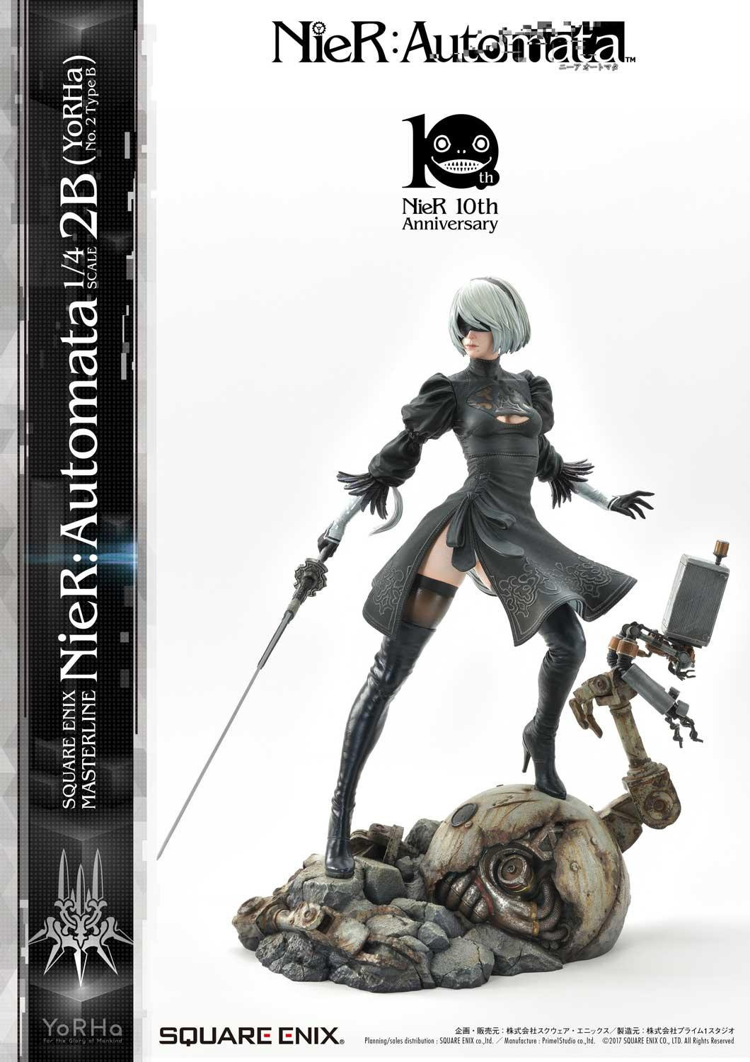 2B (YoRHa No. 2 Type B) - 20" Masterline Statue | at Mighty Ape NZ