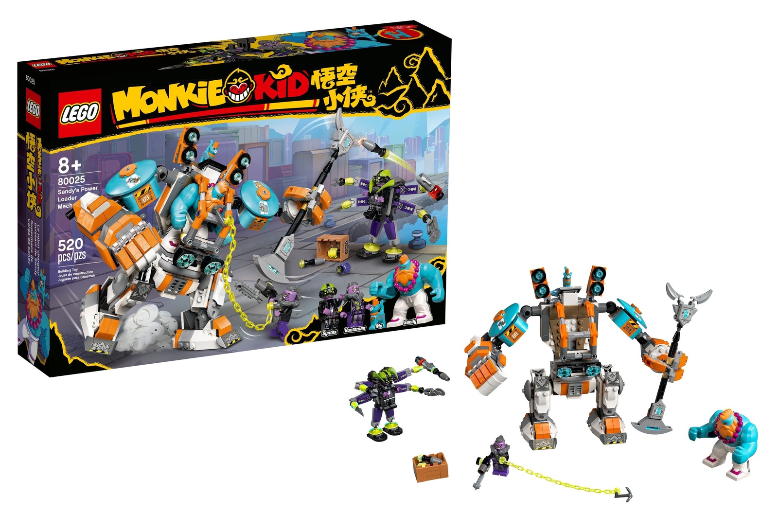 Buy LEGO: Monkie Kid - Sandy's Power Loader Mech at Mighty Ape NZ