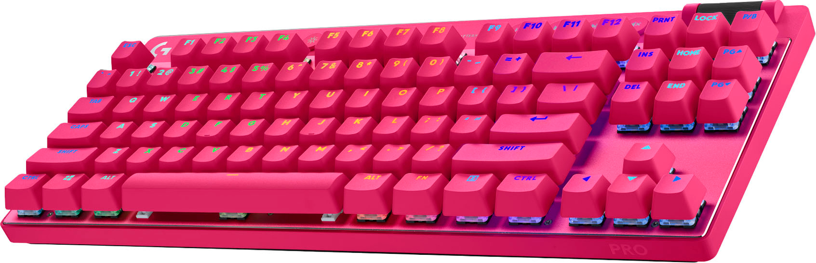 Logitech G PRO X TKL LIGHTSPEED Gaming Keyboard (Magenta) | PC | In ...