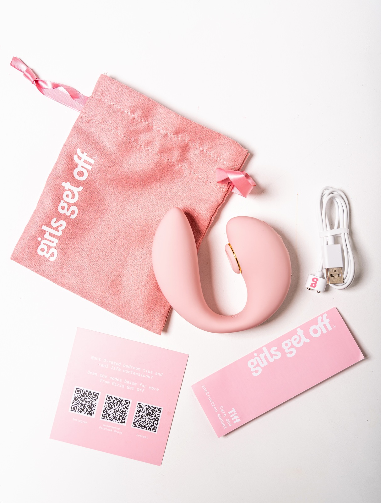 Buy Girls Get Off Tiff Dual Vibrator At Mighty Ape Nz