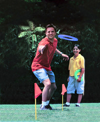 Buy Flying Ring Golf Game Set with 4 Flying Ring + 9 Flag + 18 Tee-off ...