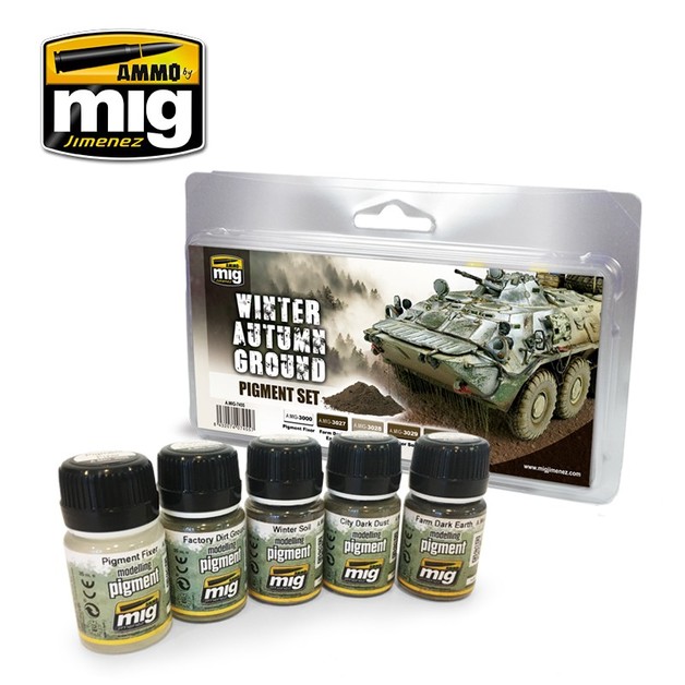 Ammo of Mig Jimenez: Winter-Autumn Modelling Pigment Set | at Mighty Ape NZ