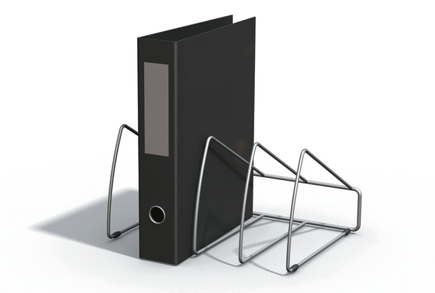 Buy Office Supply Co: 4 Slot File Tidy Silver at Mighty Ape NZ