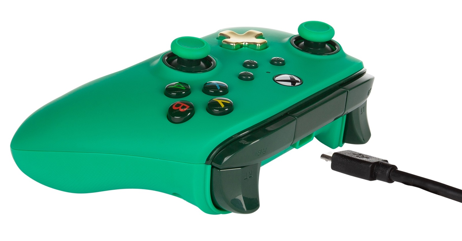 Xbox Enhanced Wired Controller - Bold Green | Xbox Series X, Xbox One ...