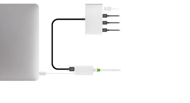 Moshi USB-C to Gigabit Ethernet Adaptor | at Mighty Ape NZ
