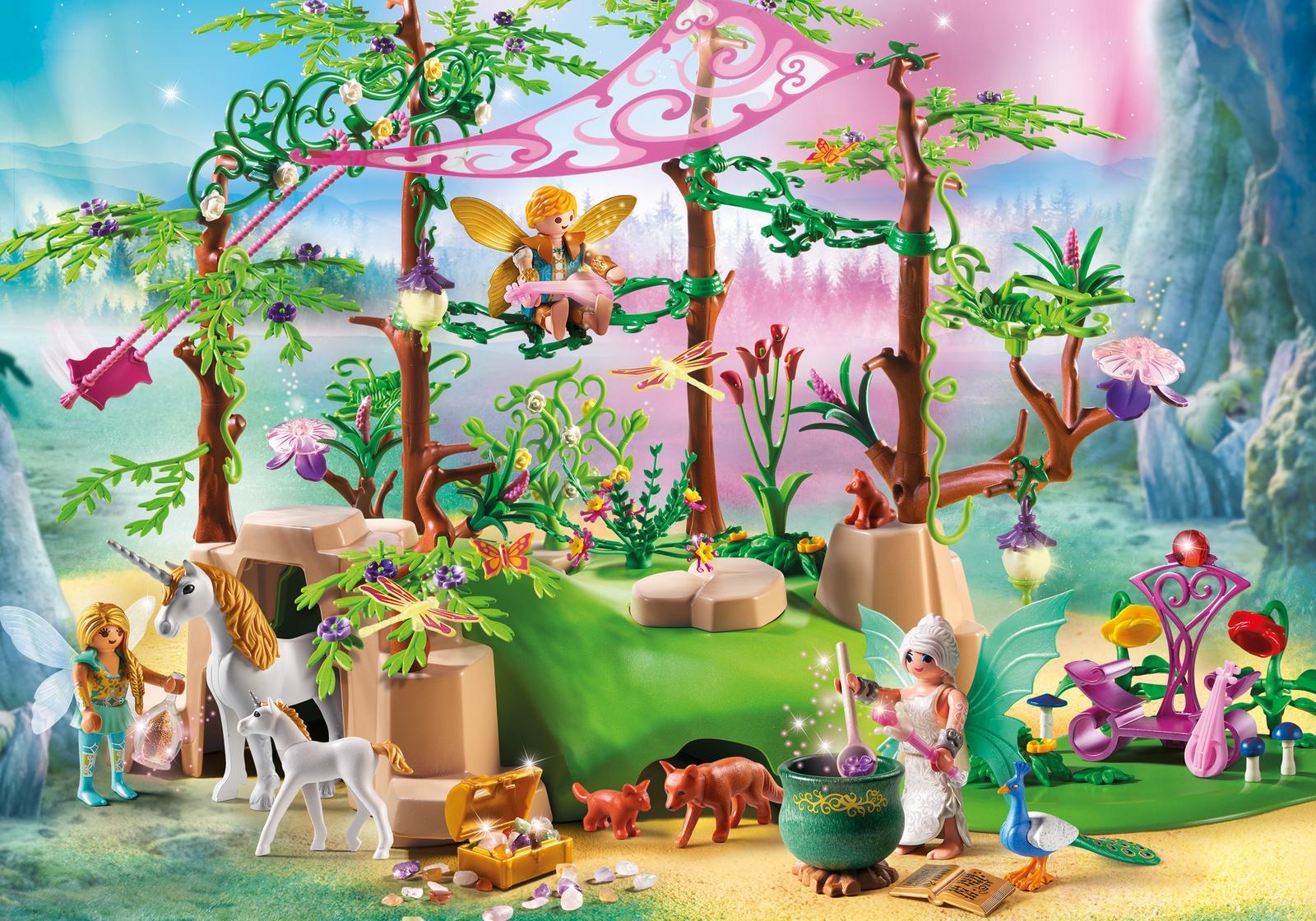 Buy Playmobil - Magical Fairy Forest (9132) at Mighty Ape Australia